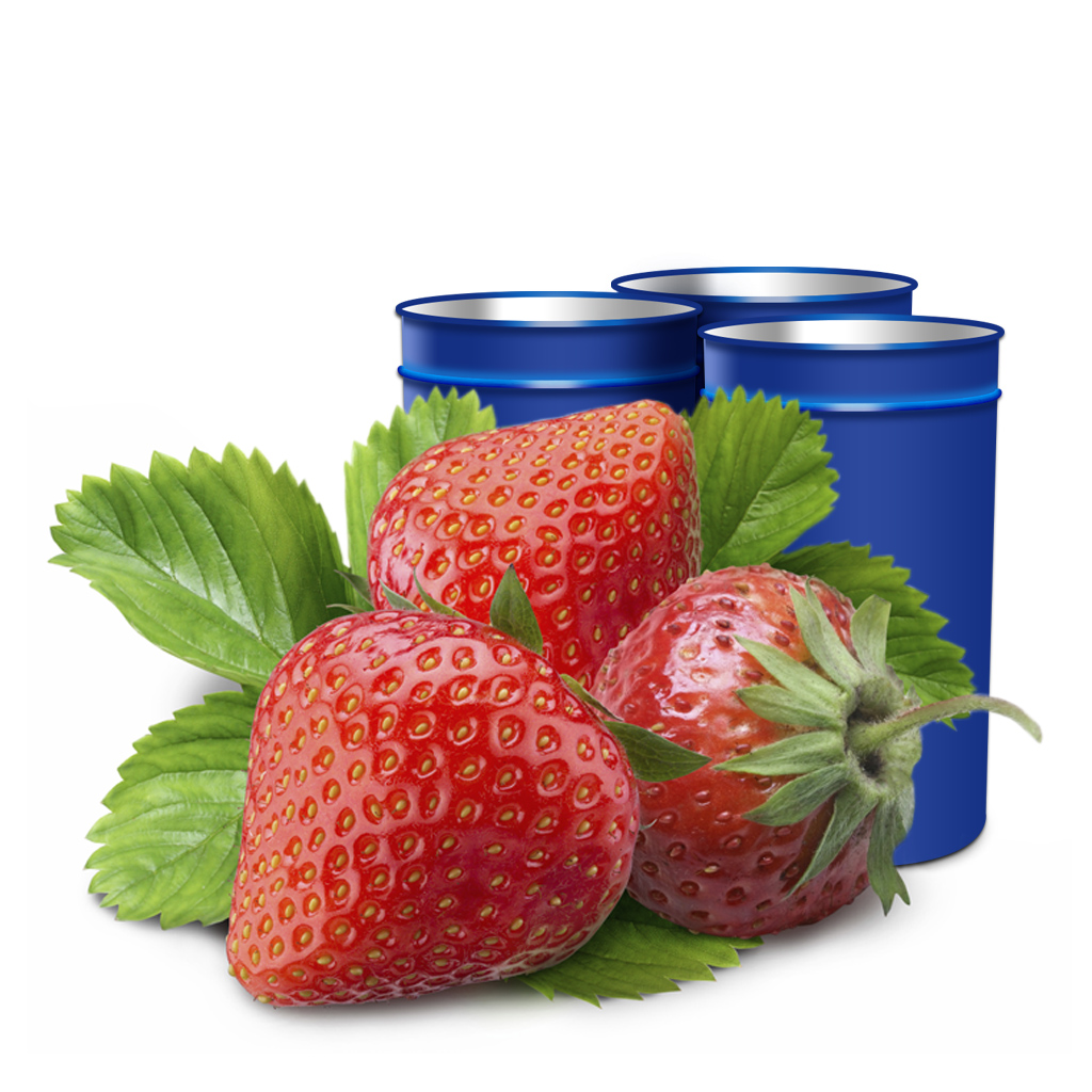 Strawberry pulp concentrate, 7,5%, 220-240 kg – Wintertrade